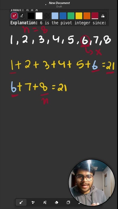 Part 1||LeetCode||2485. Find the Pivot Integer||Easy#leetcode#codingchallenge#codingskills# ...