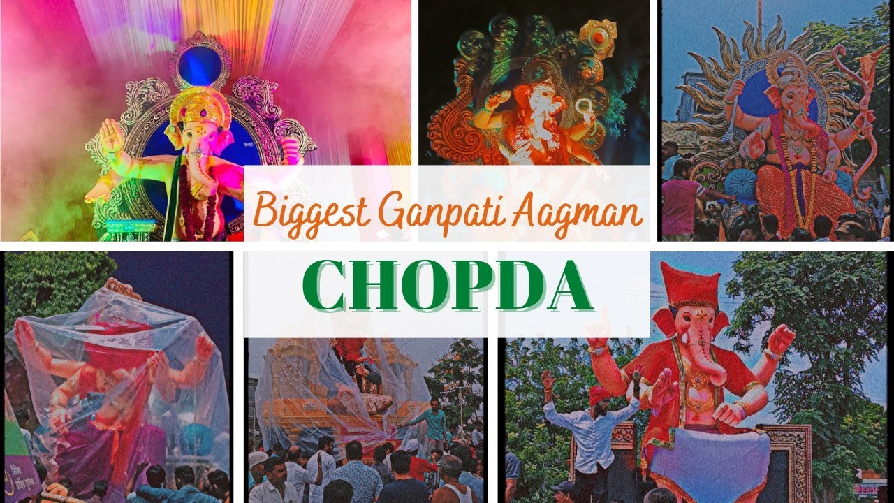 Biggest Ganpati Aagman Chopda 🔥 Rayba Group Ganpati Aagman 2022 Chopda ...