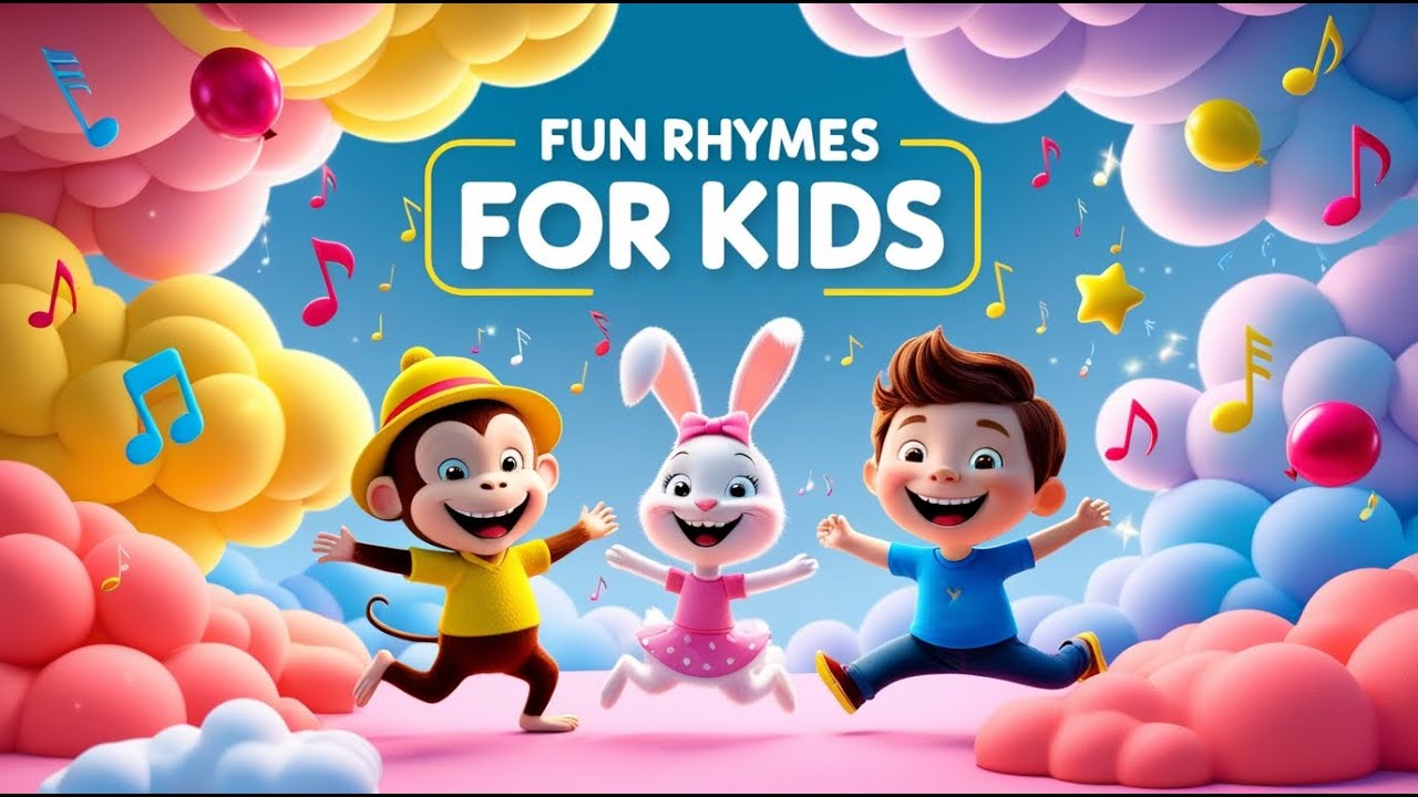 FUN RHYMES FOR KIDS #nurseryrhymes #kidssong #funforkids #childrenmusic ...