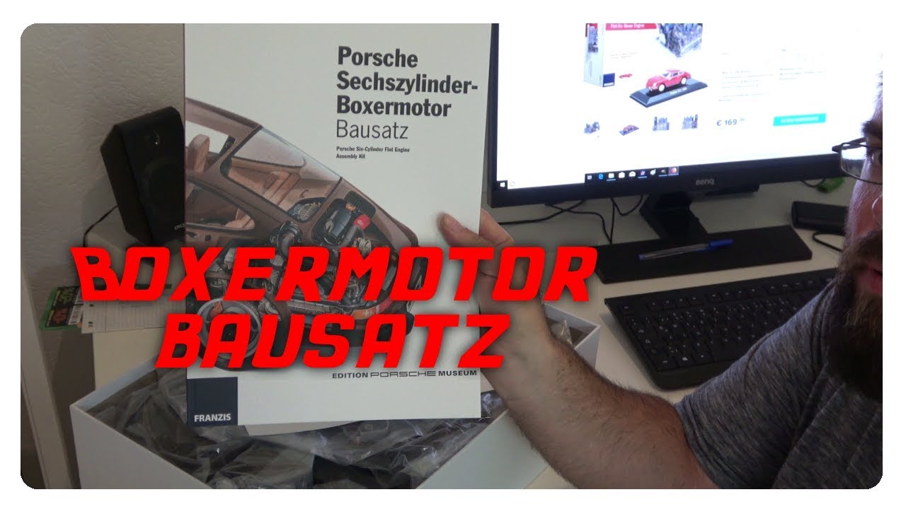 1:4 Bausatz: Porsche 6-Zylinder-Boxermotor Franzis Verlag [4K] - YouTube
