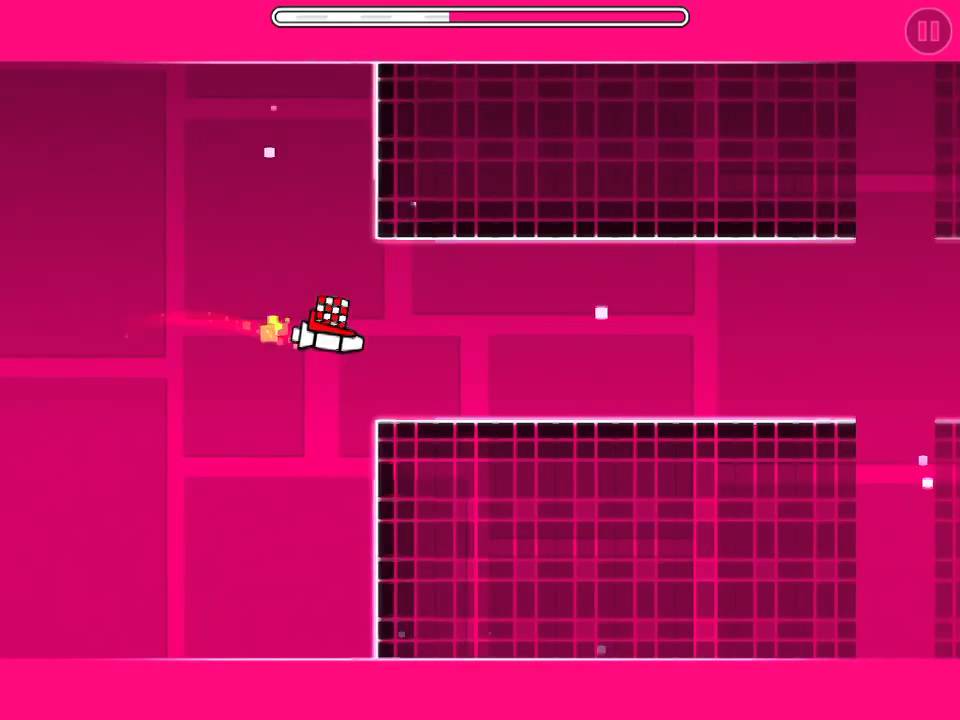 Geometry Dash - Online Level: Stereo Madness V2 Complete - YouTube