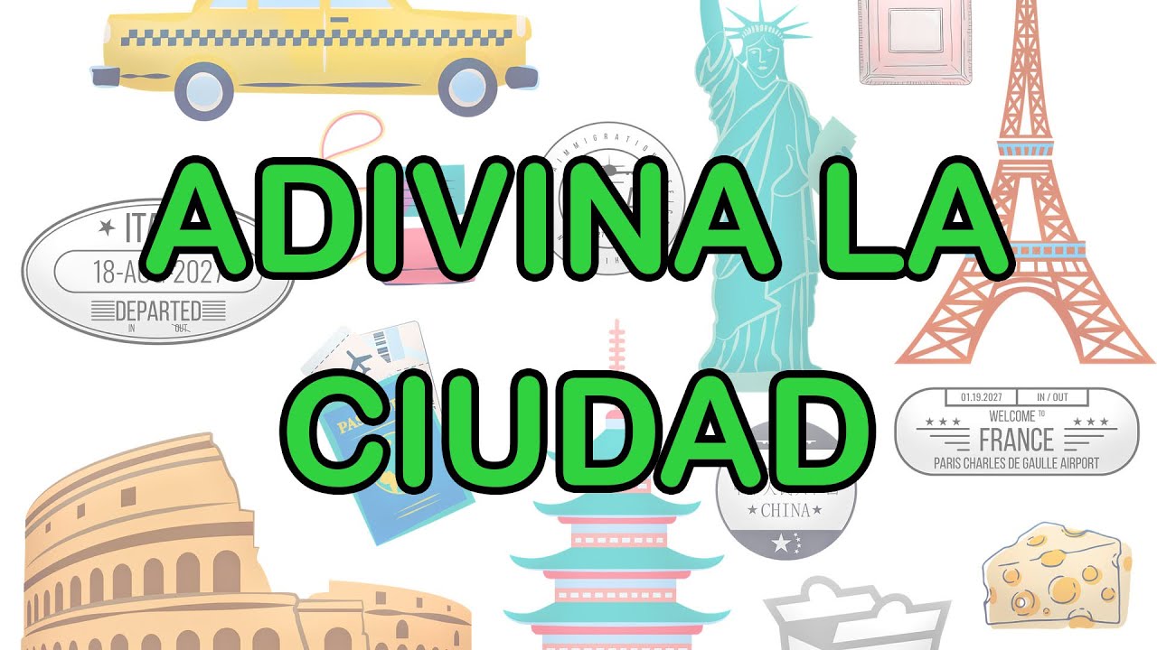 ADIVINA LA CIUDAD 🏙️ TEST DE AGUDEZA VISUAL - YouTube