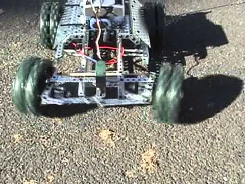 Robot Car with Ackermann steering - YouTube