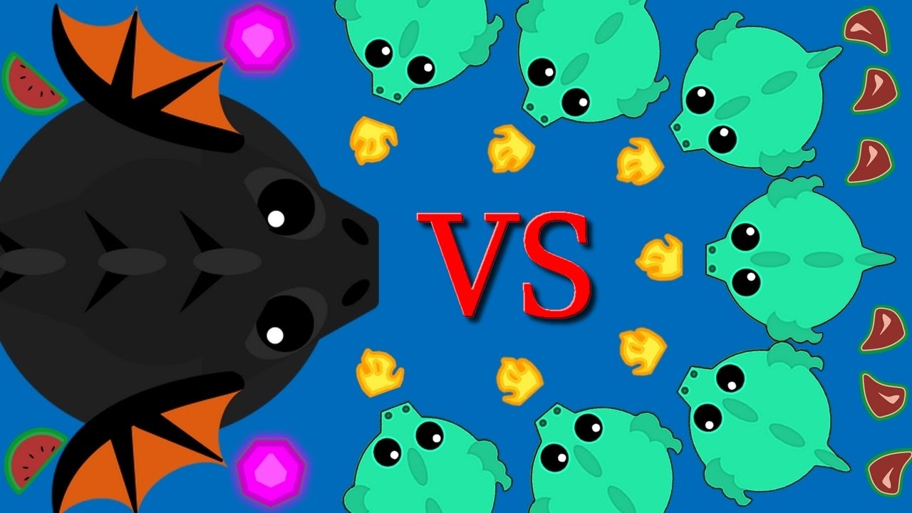 Mope.io new animal || The legendary black dragon is here || New big ...