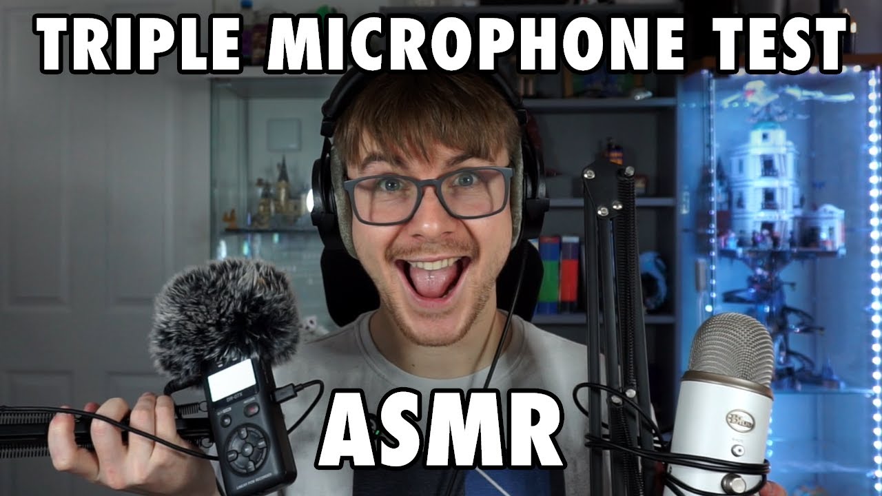 ASMR - Triple Microphone Test! (Whispered & Soft-Spoken) - YouTube