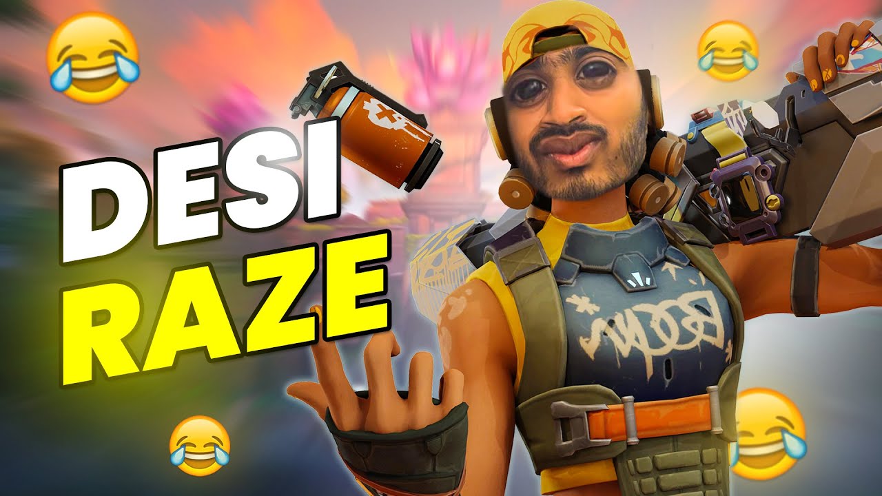 Desi Raze || Funny Moments & epic fails || Valorant || VEBS || - YouTube