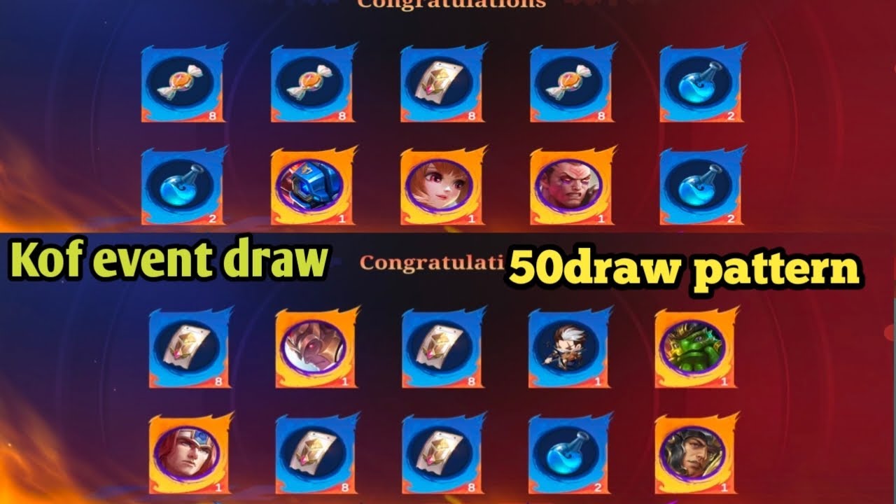 Kof event draw in different account #mlbbvideos #mlbbkof #mlbbevents # ...