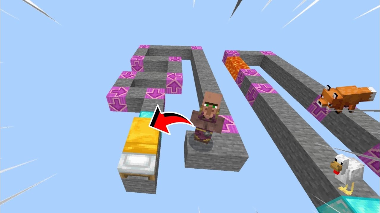 Villager -999 IQ moment VS fox -999 IQ in minecraft Comparison 😱🤔 ...