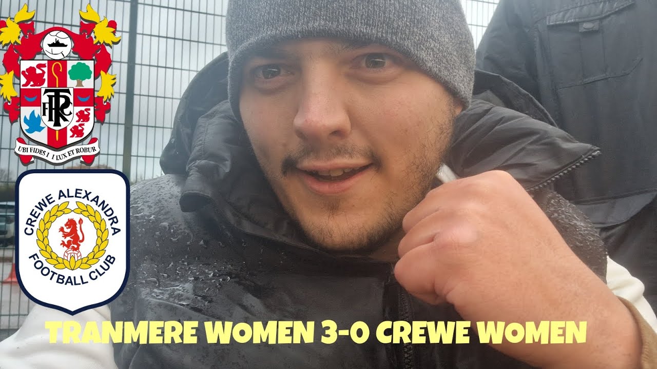 TRANMERE WOMEN SMASH CREWE WOMEN 3-0 AT HOME IN SHOCKING WEATHER - YouTube