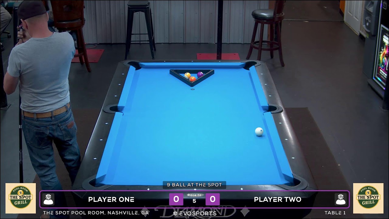 PLAYER ONE vs PLAYER TWO - THE SPOT POOL ROOM - TABLE 1 | EvoSports ...