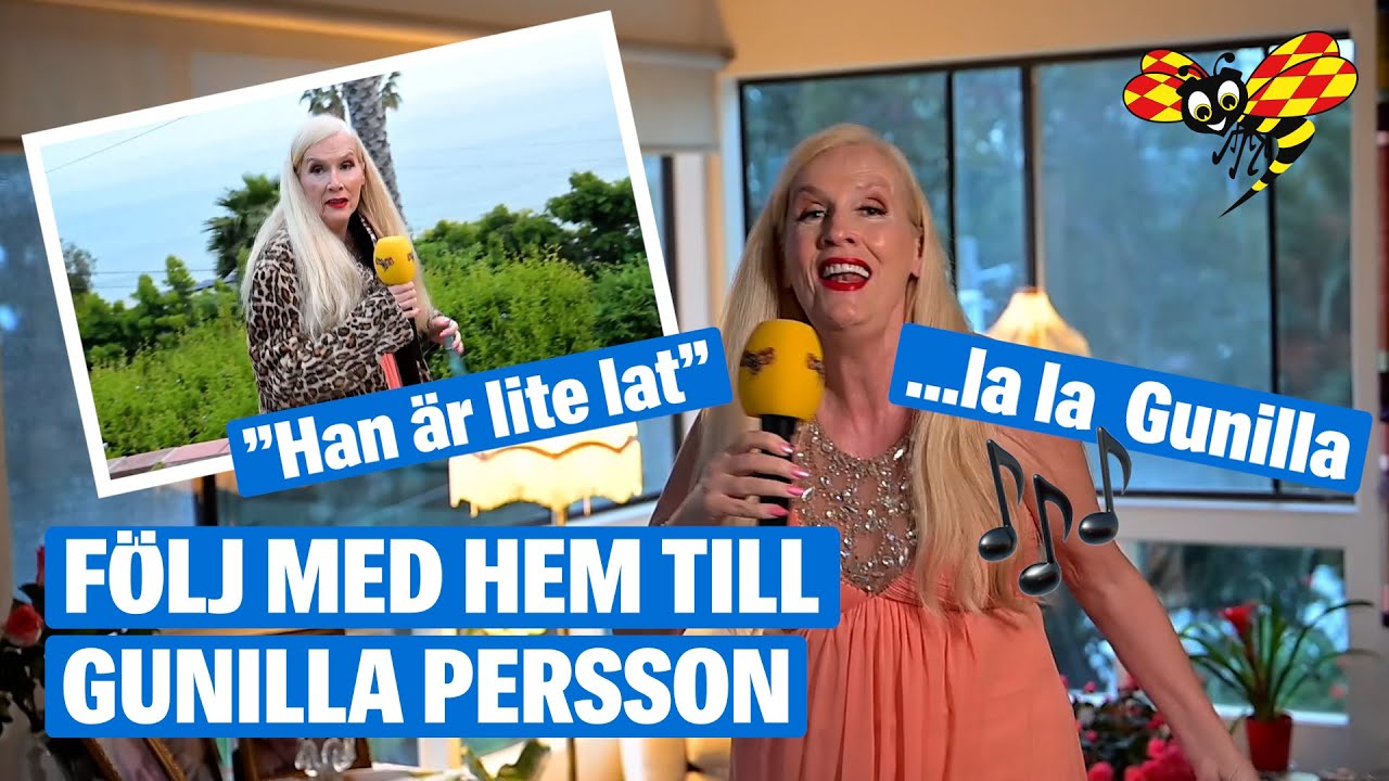 Expressen får en ”house tour” av Gunilla Persson - YouTube