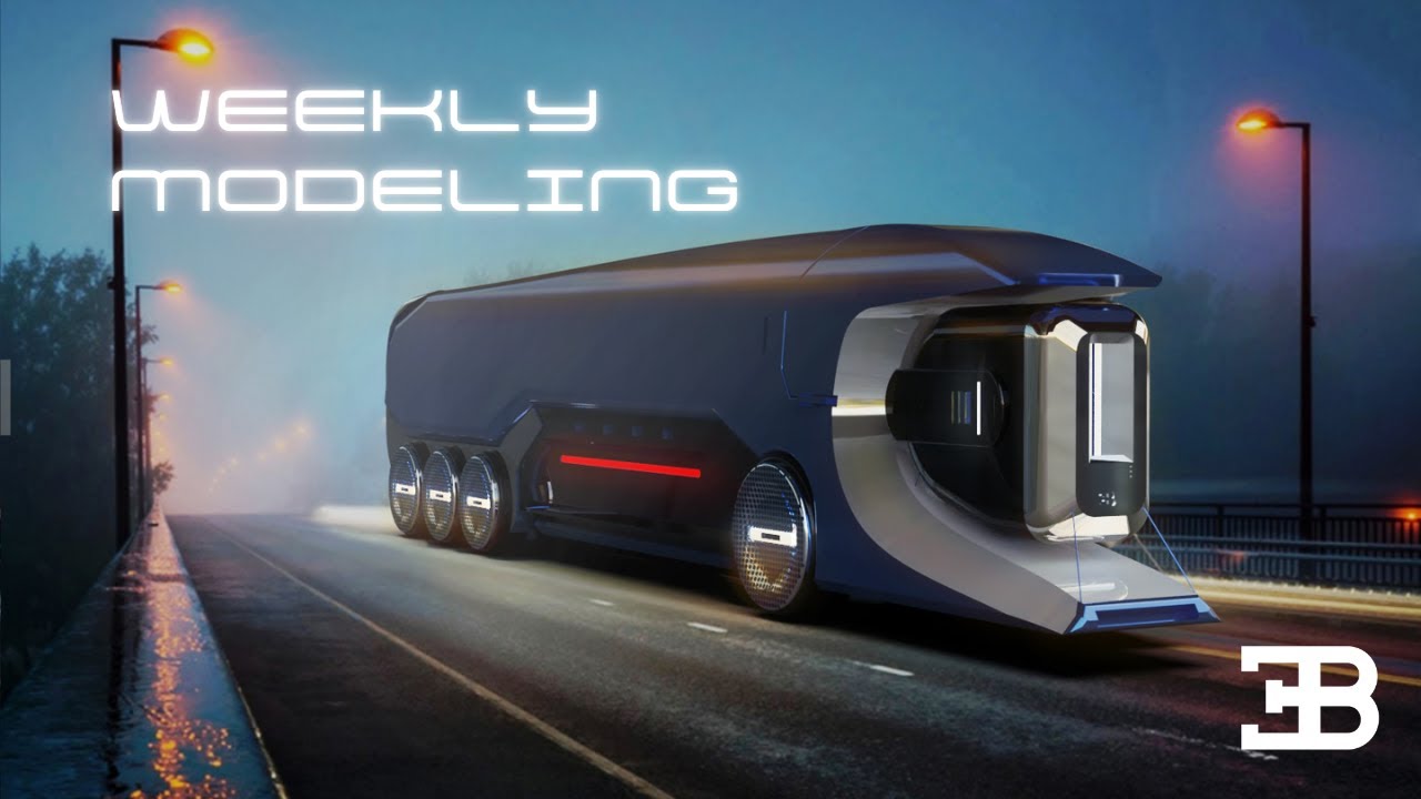 Creo Modeling 04 - Bugatti Hyper truck concept - YouTube