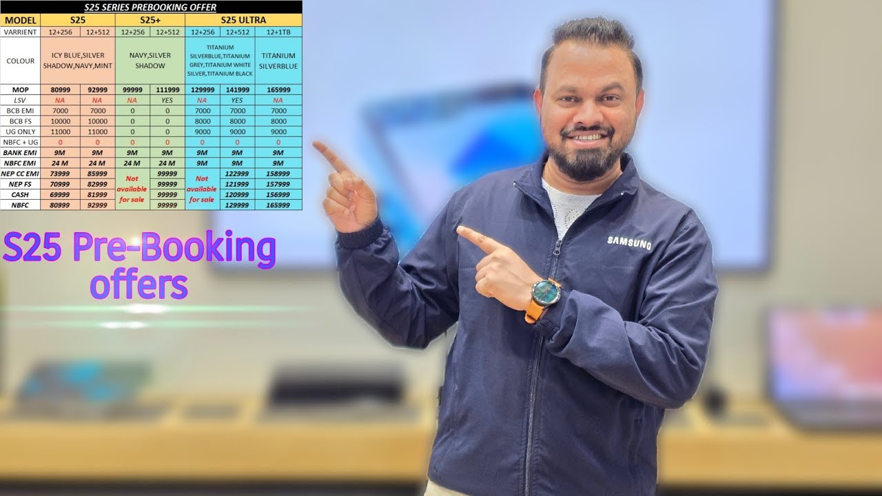 Samsung Galaxy S25 series Pre-booking offers - YouTube