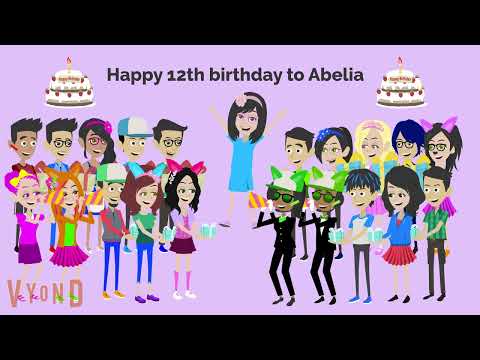 Happy 12th birthday to Abelia Lim!