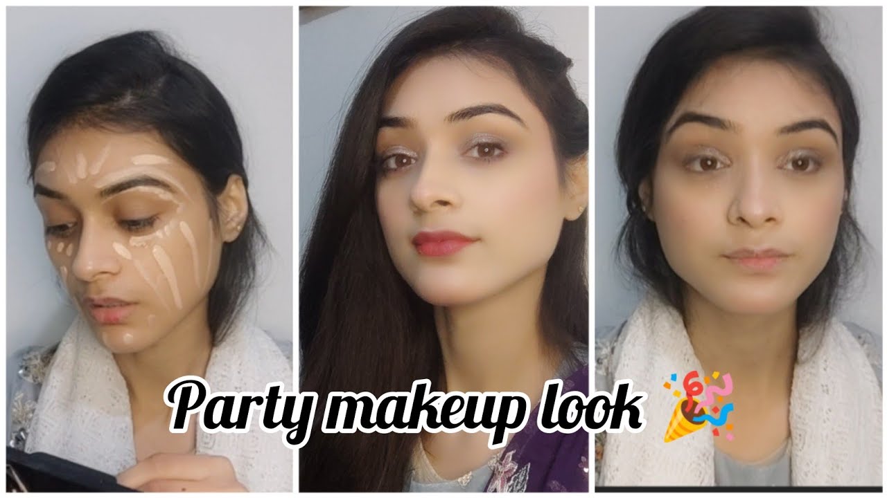 Party makeup look|simple and elegant look for wedding|party makeup for ...