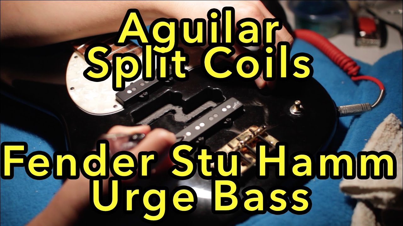 Aguilar Split Coils in Fender Urge bass, series parallel switch - with ...