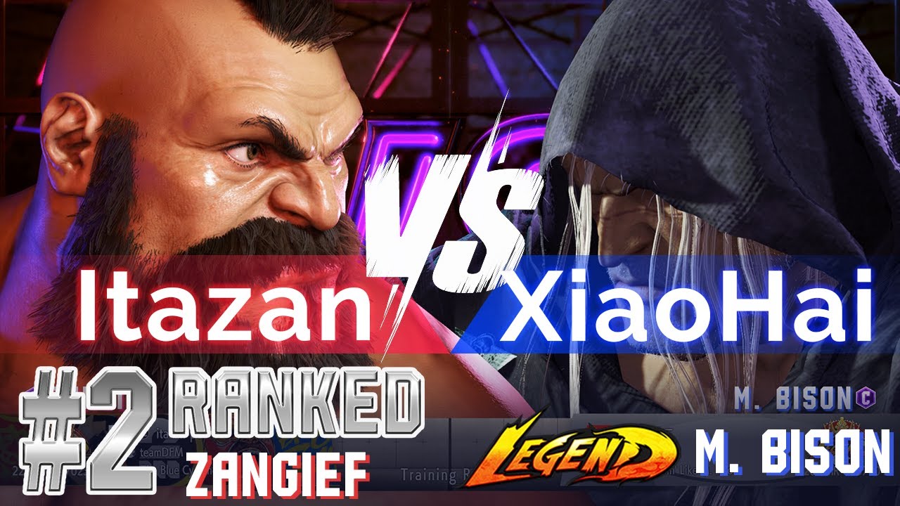 SF6 Itazan (#2 Ranked Zangief) vs XiaoHai (Legend Rank M.Bison) High ...