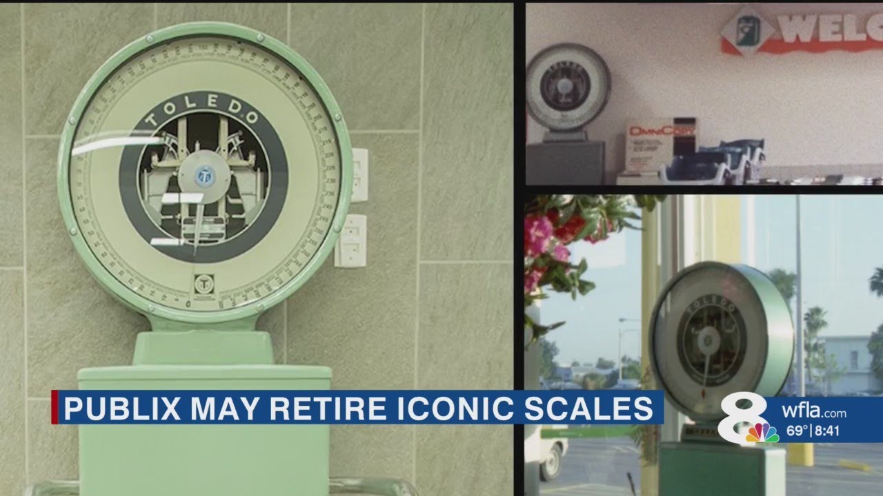 Publix: Iconic scales here to stay in Florida - YouTube