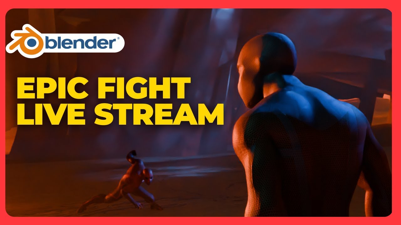 VFX LIVE: EPIC FIGHT LIGHTING IN BLENDER - YouTube