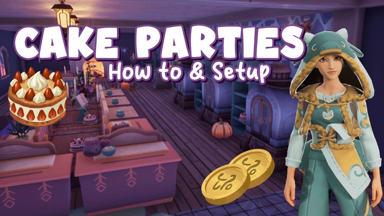 Palia Cake Parties How to and Setup 🍰 - YouTube