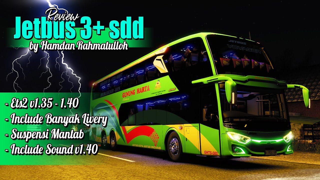 Bus tingkat yang ditunggu² || Review Jetbus 3+ SDD by Hamdan ...