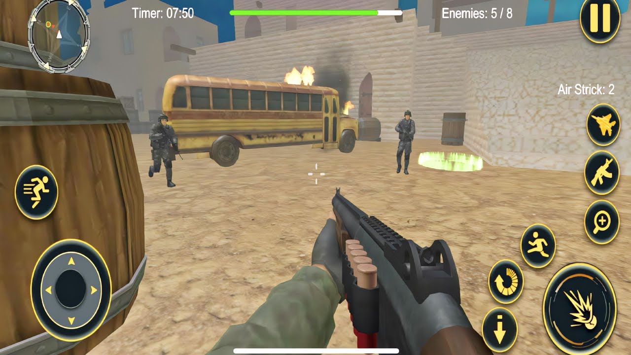 FPS Gun Strike Battle Shooter _ Android GamePlay - YouTube