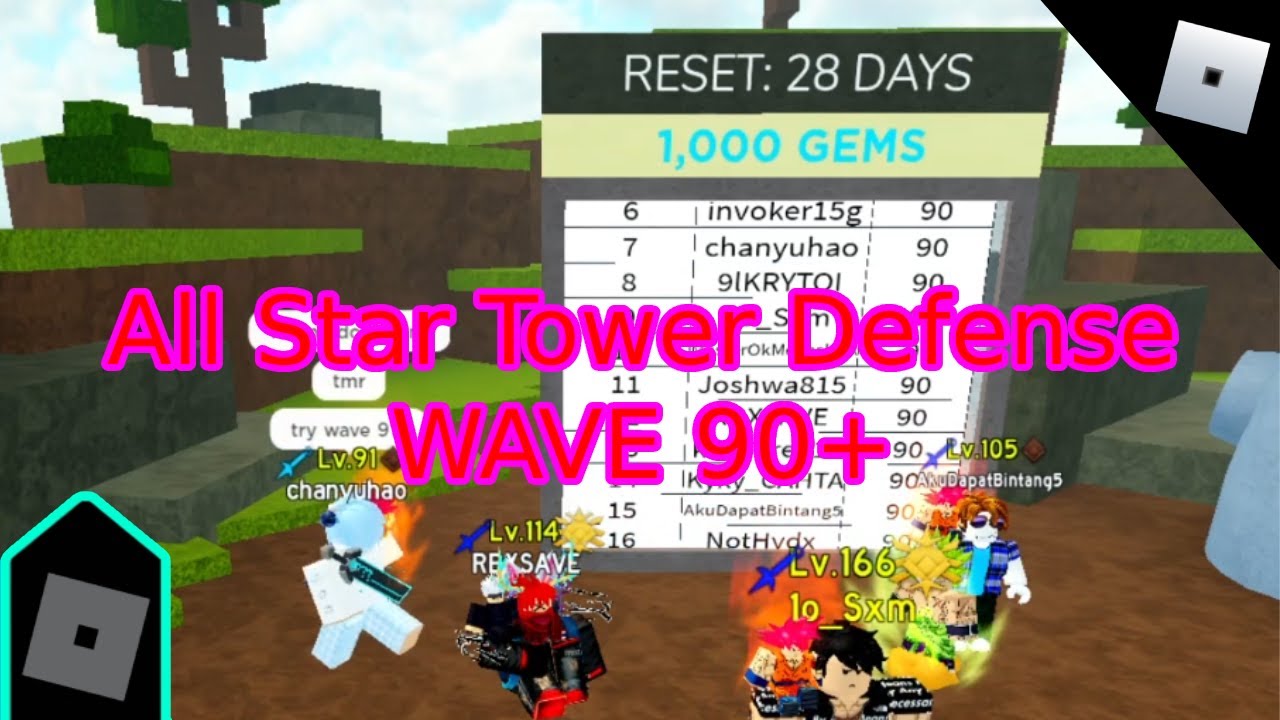 ASTD(All Star Tower Defense) - Inf Wave 90+ Tutorial (Outdated) - YouTube