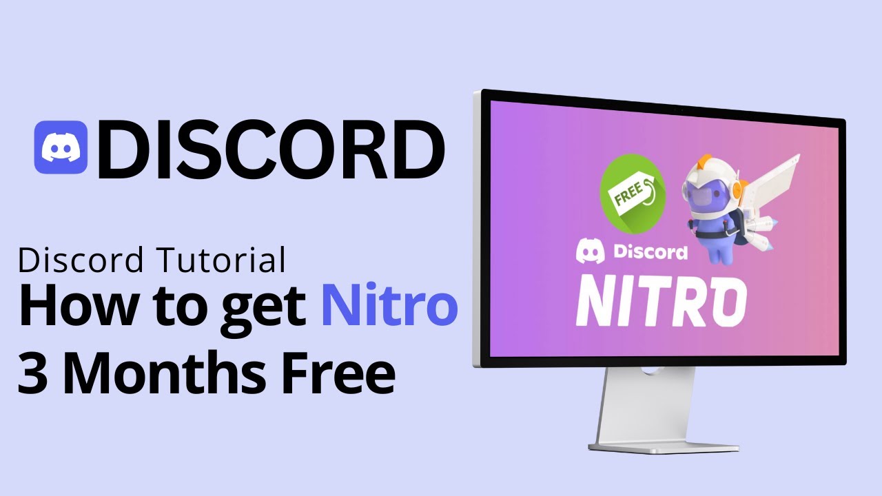 How To Get Free 3 Months Discord Nitro - YouTube