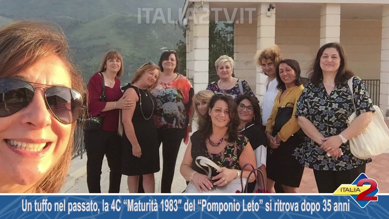 Un tuffo nel passato, la classe 4C “Maturità 1983″ del “Pomponio Leto ...