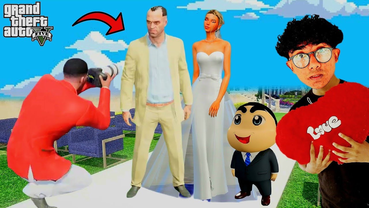 Trevor Got MARRIED With His GIRLFRIEND💃🏻in GTA 5 - YouTube