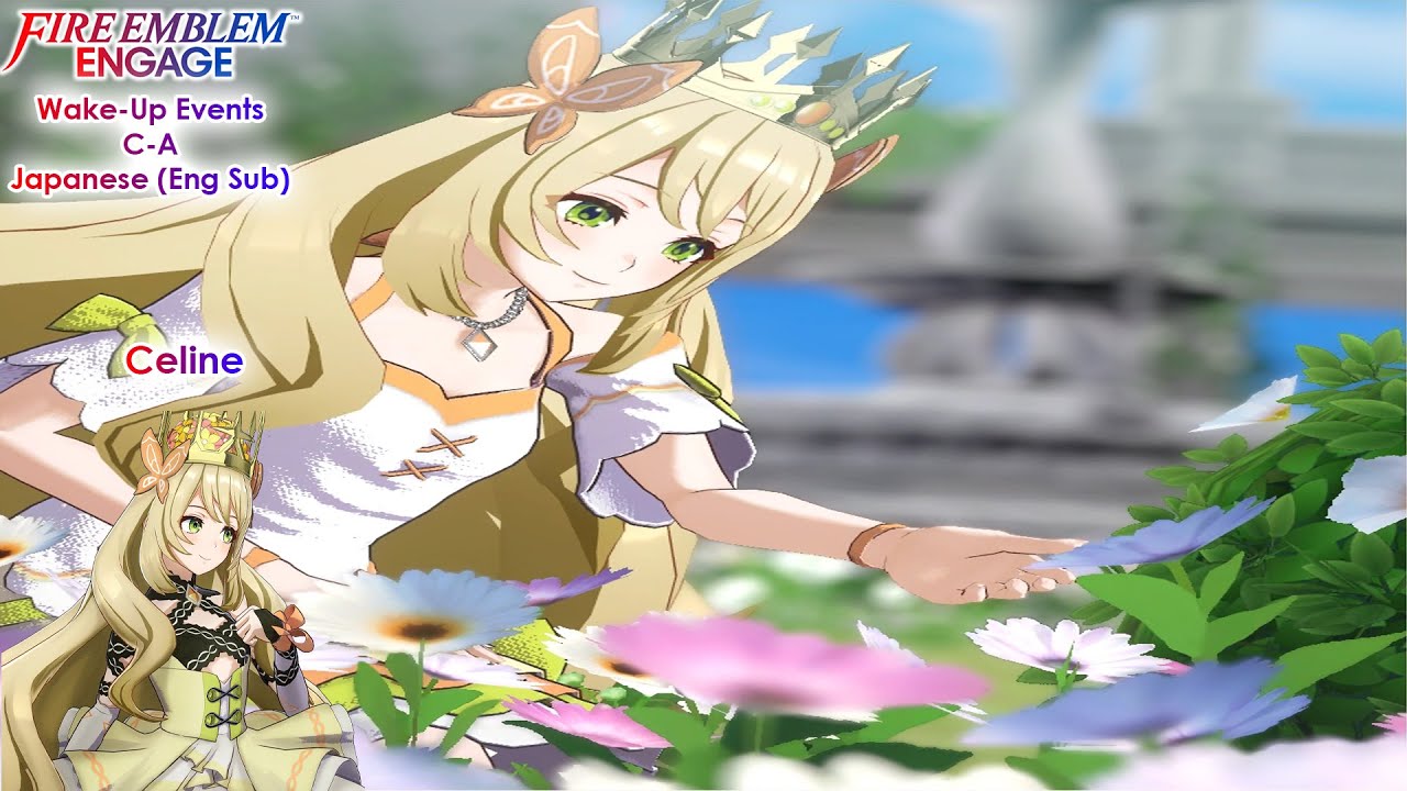 Fire Emblem Engage- Celine Wake Up Events Japanese (HD) - YouTube