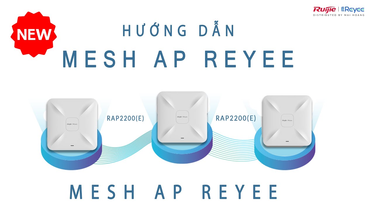 Hướng dẫn #Mesh AP #Reyee RAP2200 - YouTube