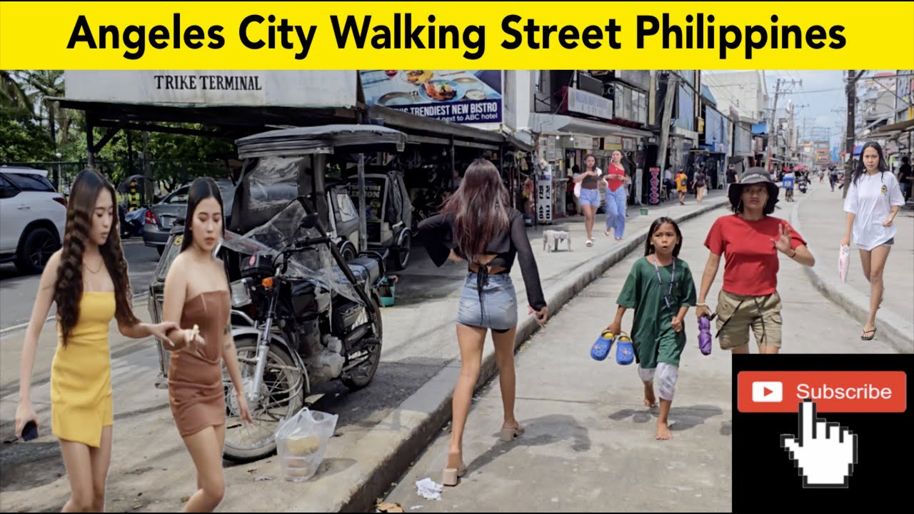 Angeles City Walking Street Philippines - YouTube