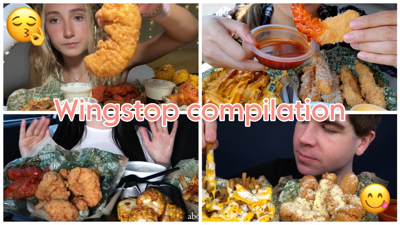 Wingstop 🍗🪽: Bites only compilation || Angel Bear Compilation 🐻 ...