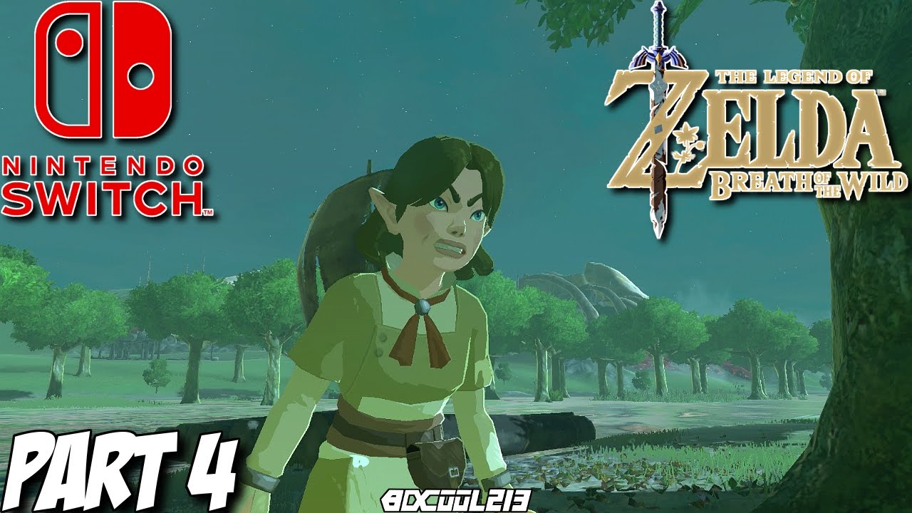 The Legend of Zelda Breath of the Wild Gameplay Walkthrough Part 4 ...