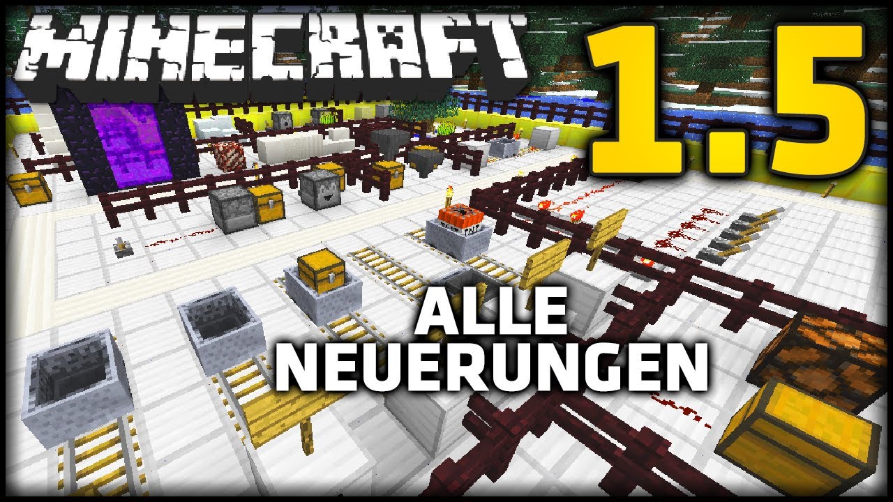 Minecraft 1.5 - ALLE NEUERUNGEN! (Redstone Update: Comparator, Daylight ...