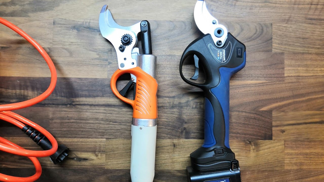 Fujiwara i Swansoft 8605 Pro - Porównanie sekatorów elektrycznych z ...