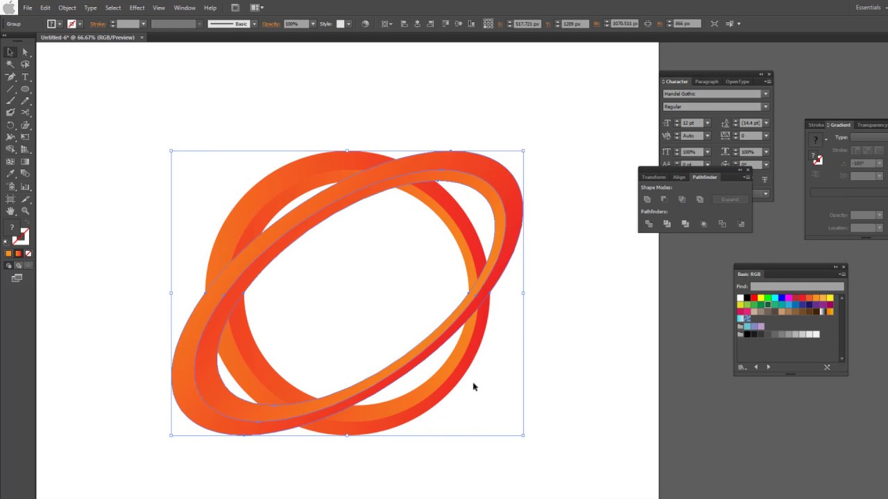 Design a Logo with Shadows in Illustrator | G latter logo design ...