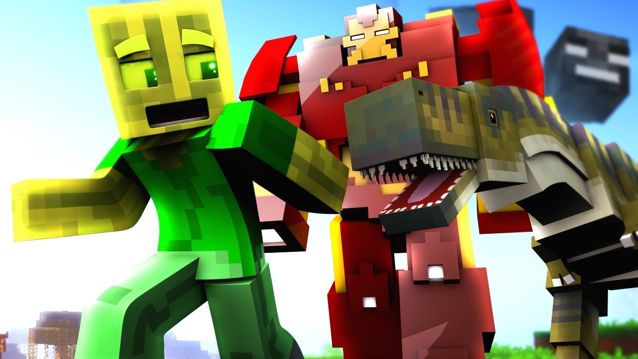 KAMPF der RIESENROBOTER?! - Minecraft MOD WAR - YouTube