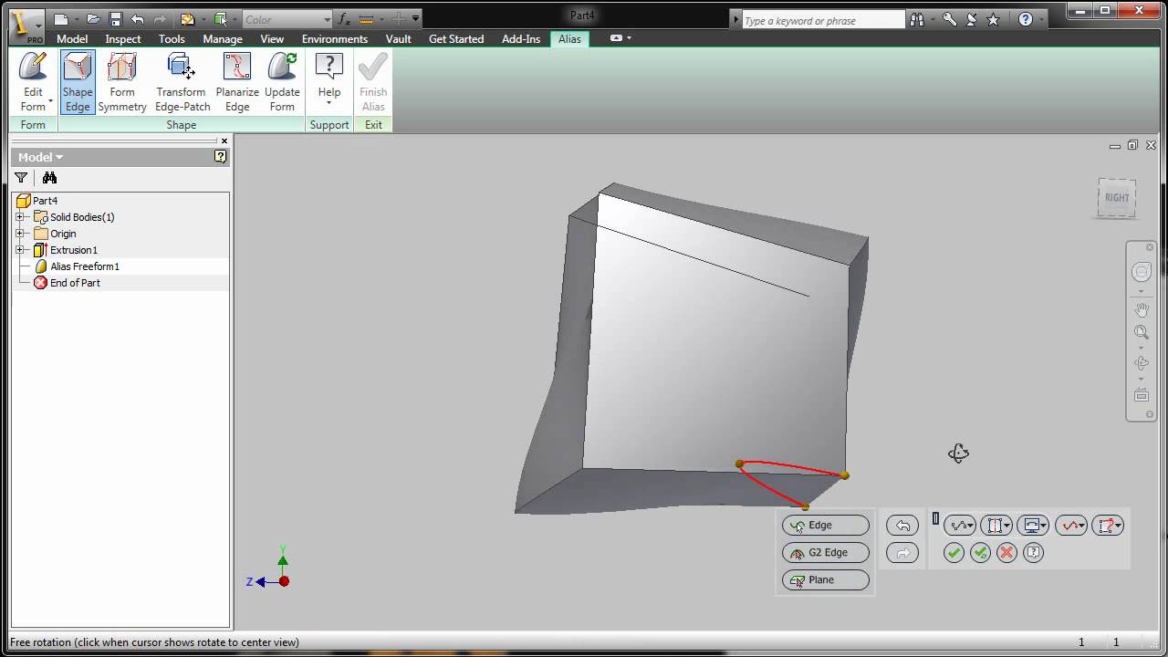 Alias Design for Autodesk Inventor 2011 - YouTube