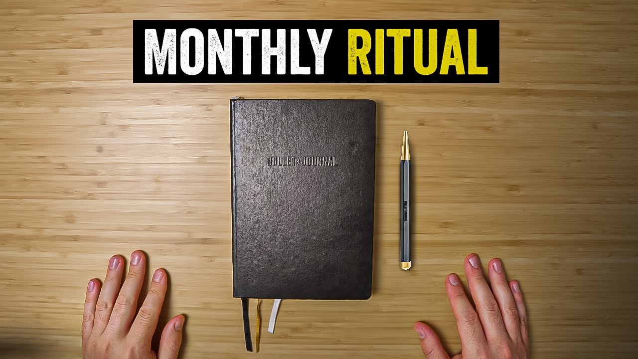 Journaling this way increases my mental clarity | Monthly Ritual - YouTube