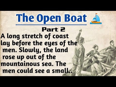 Learn English Through Stories ⛵ The Open Boat ⛵ Part 2/English Story ...
