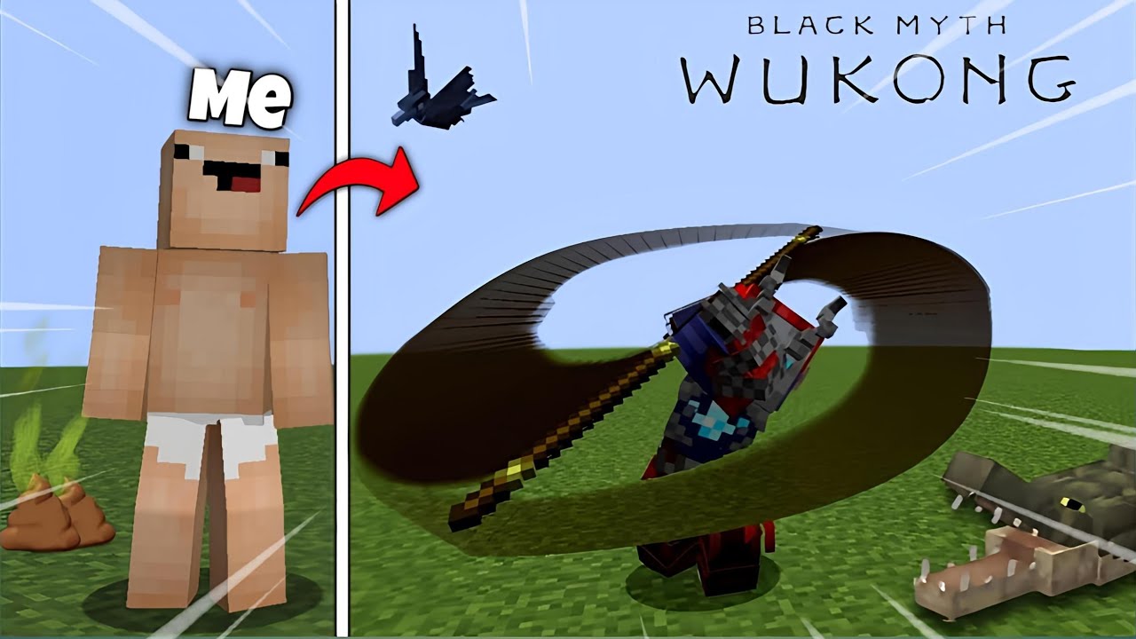 Turning Minecraft into Black Myth: Wukong with 50 Epic Mods! 😮 - YouTube
