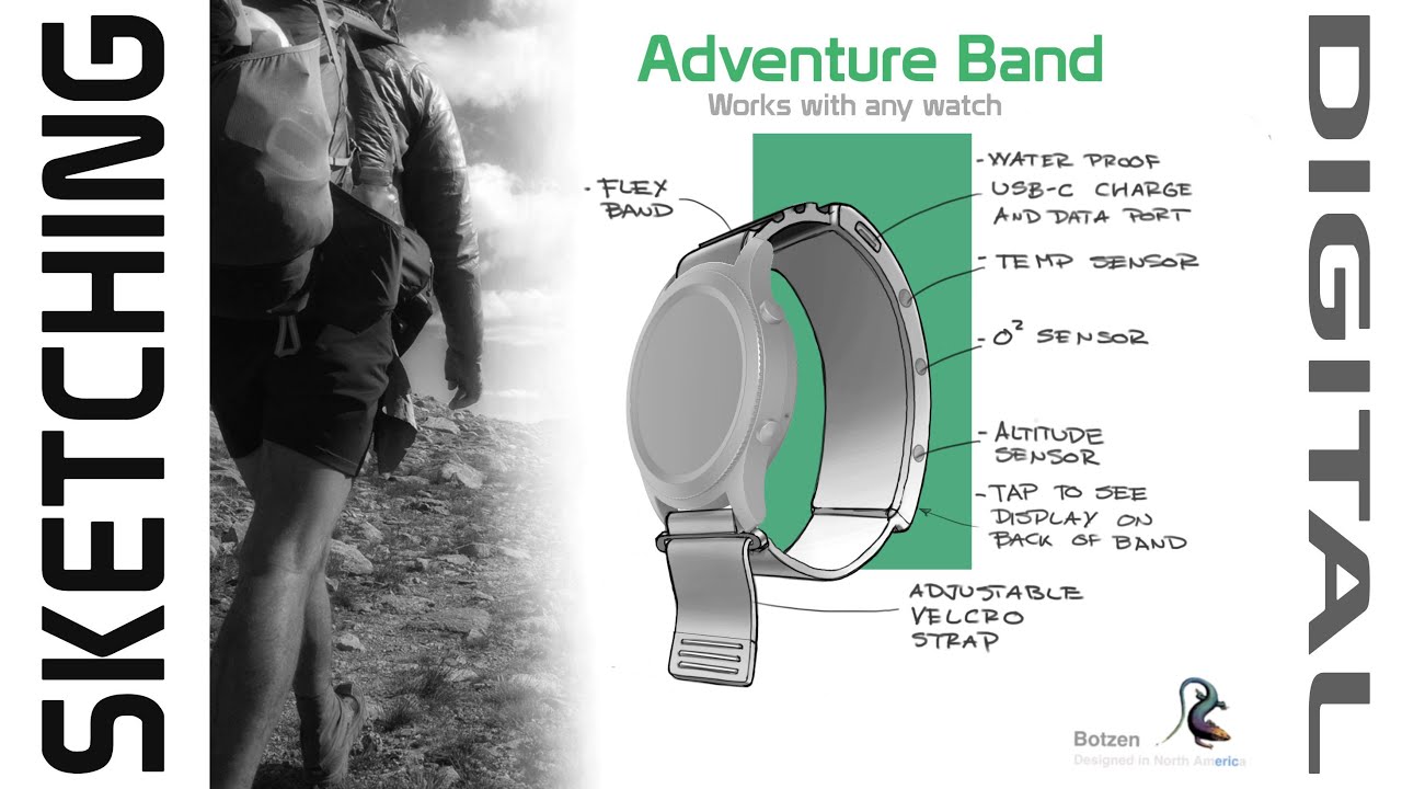 Sketch a Watch Band - YouTube