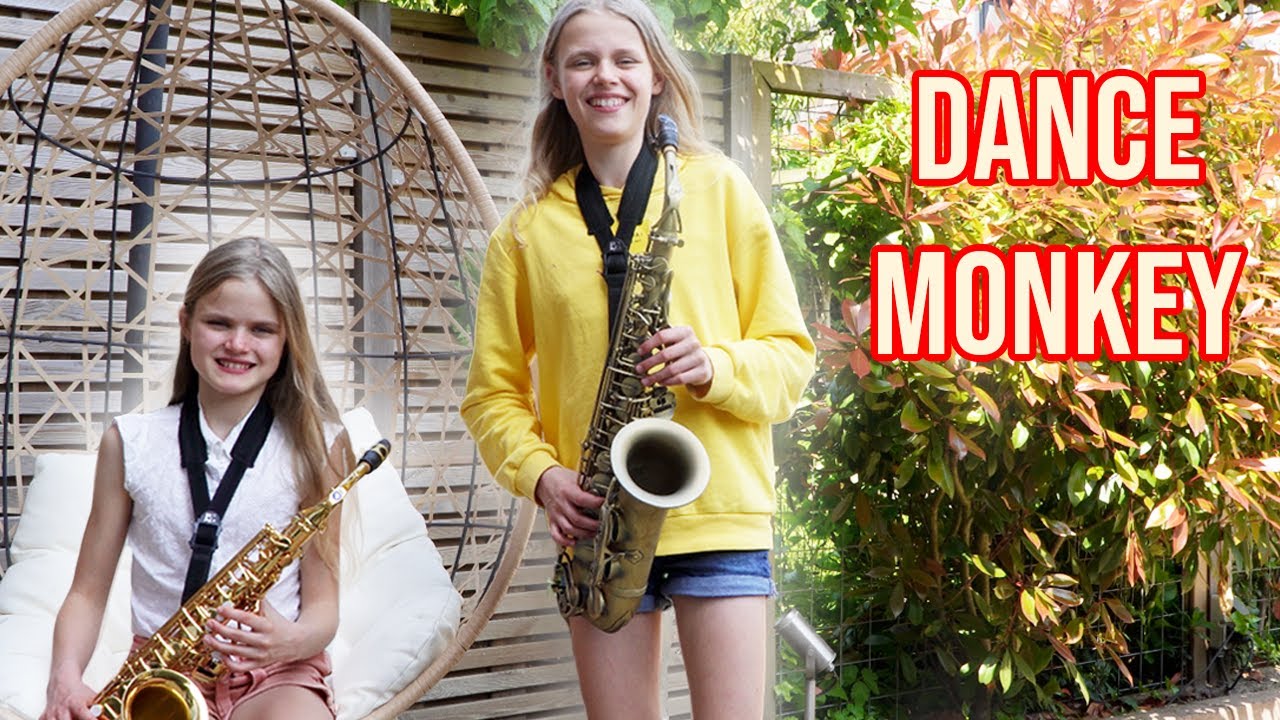 Talented Young Sisters' Incredible Saxophone Rendition Of "dance Monkey ...