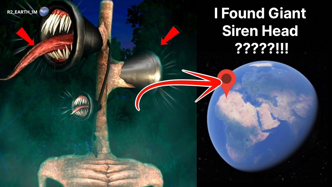 Found Siren Head in Real Life On Google Earth and Google Maps 😰! - YouTube