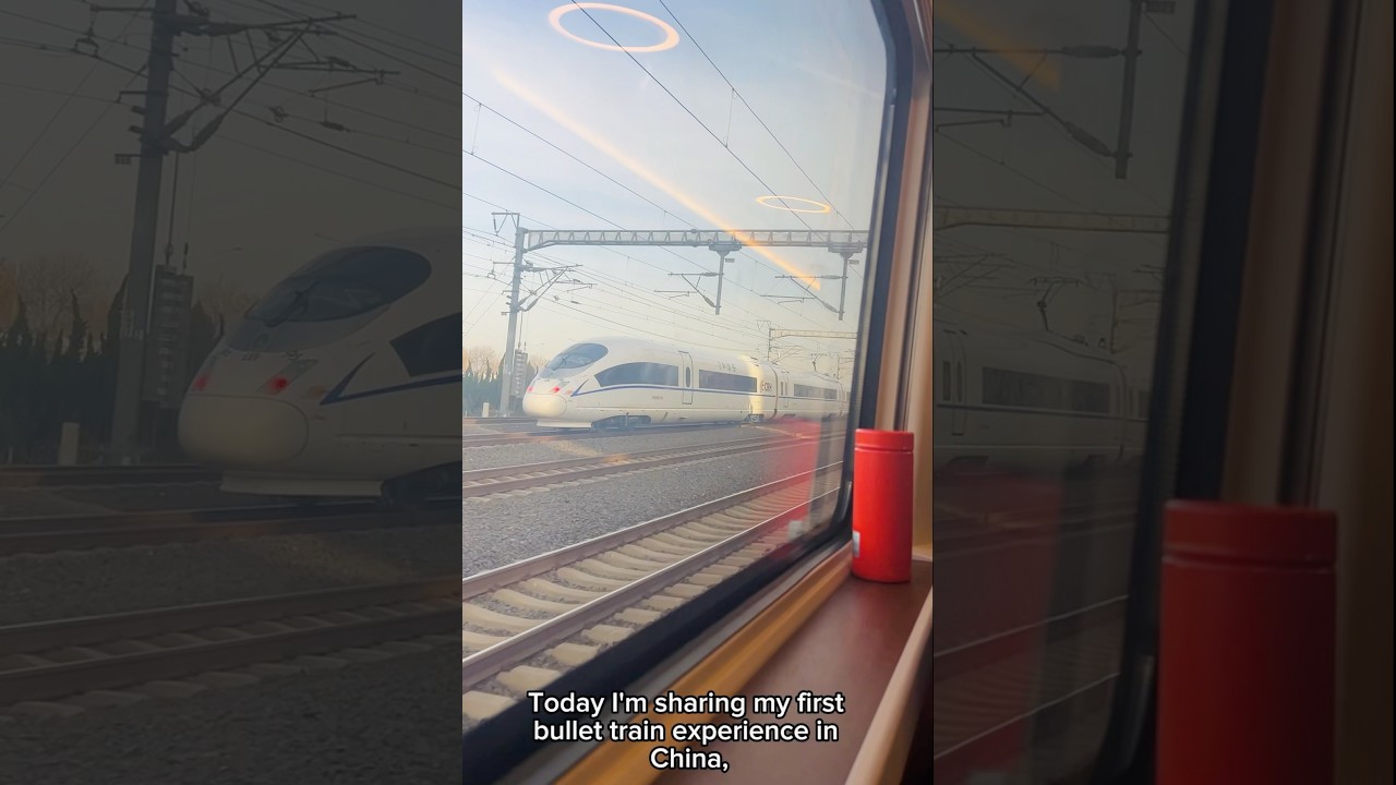 My first bullet train experience in China 🇨🇳 #bullettrains #travelvlog ...