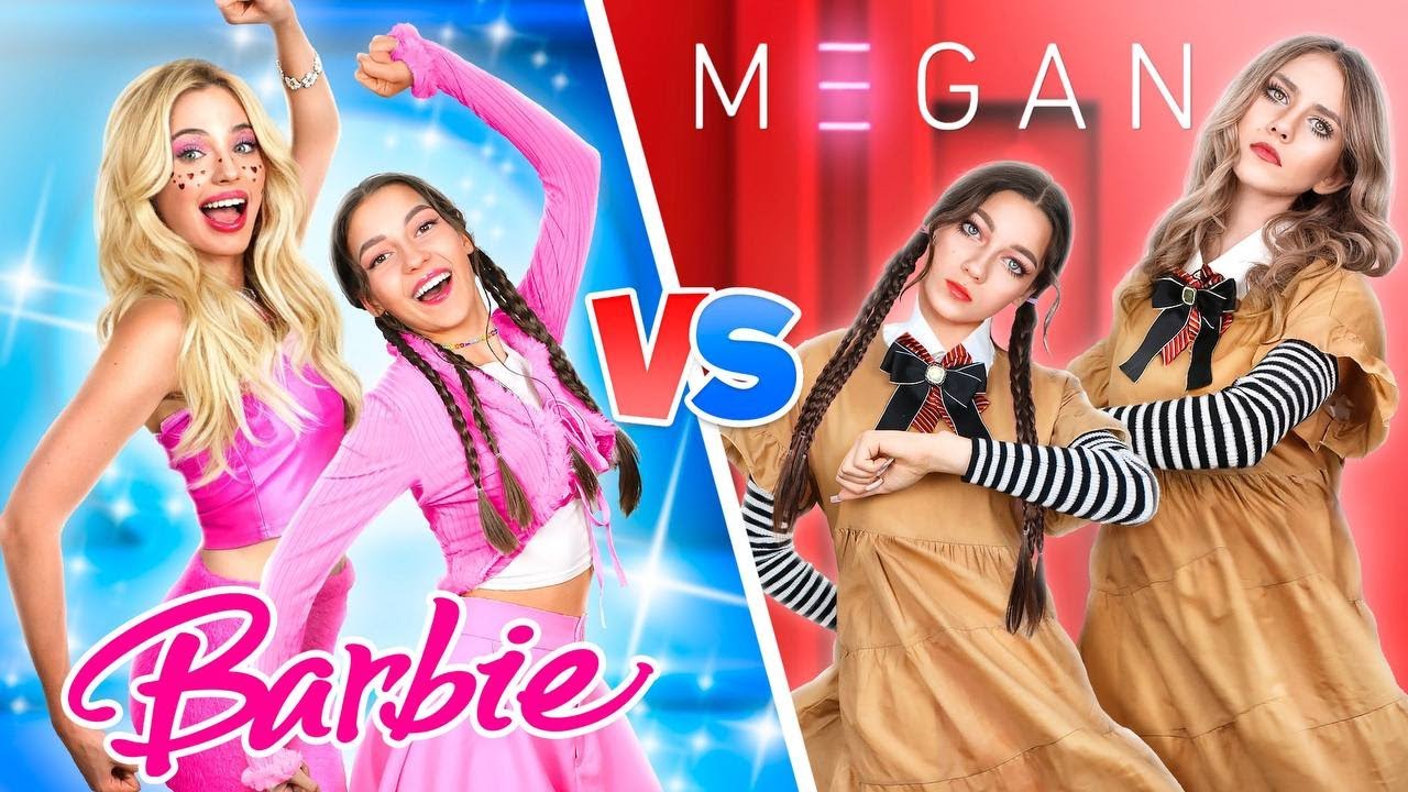 M3GAN Nanny vs Barbie Nanny | We Survived Crazy Babysitters in 24 Hours ...