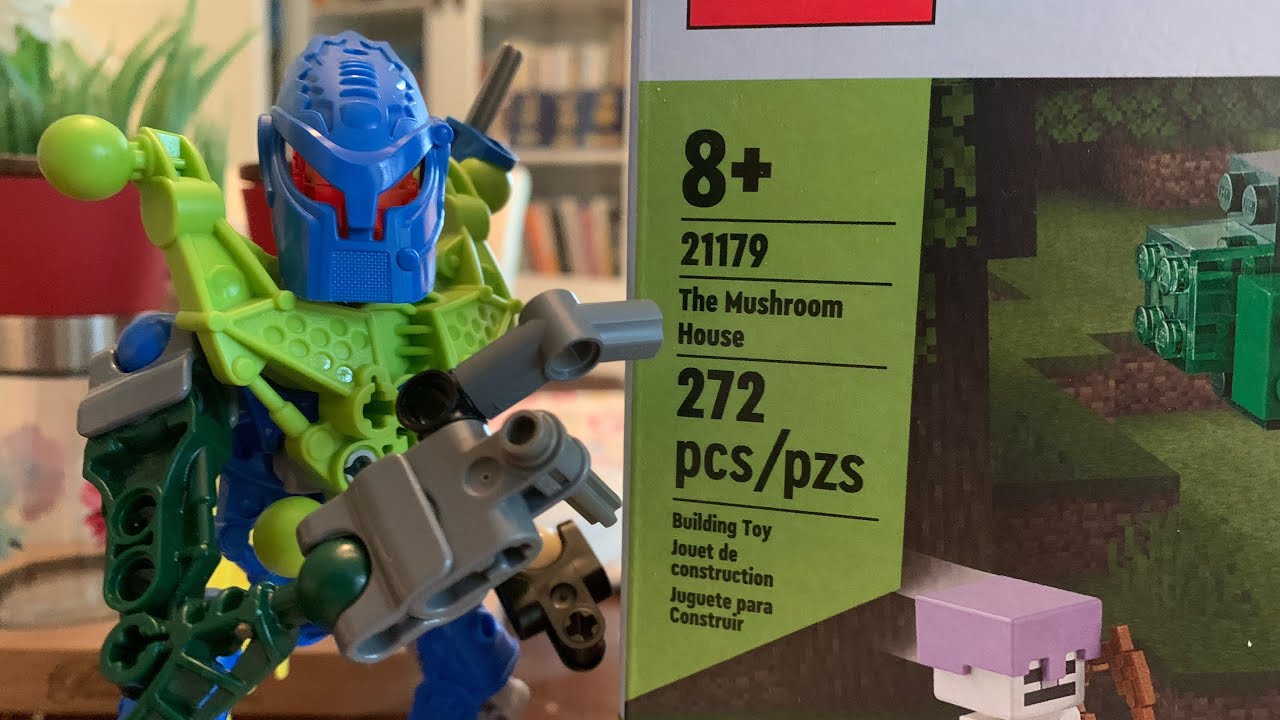 Lego Minecraft the mushroom house (set number 21179) - YouTube