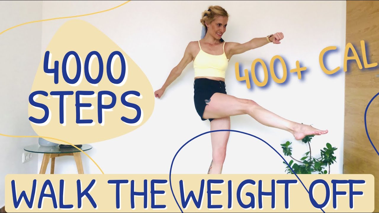 4000 STEPS FAST Walking Workout to Burn Fat & Boost Your Mood | No ...